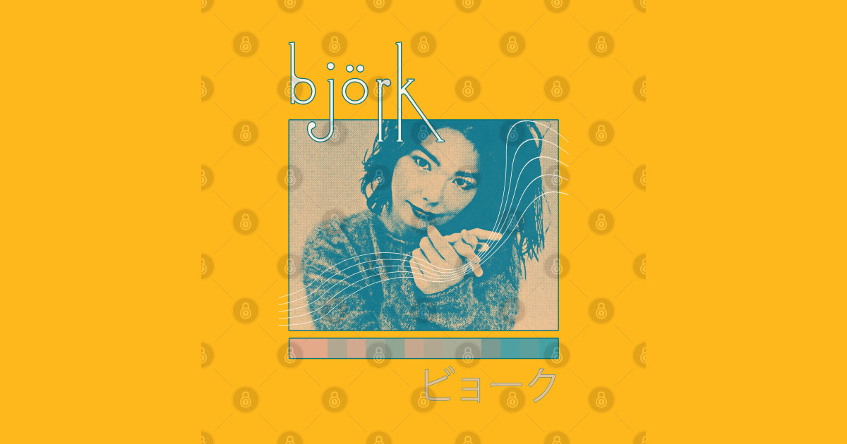 Björk >>>> Aesthetic Fan Art Design - Bjork - T-Shirt | TeePublic