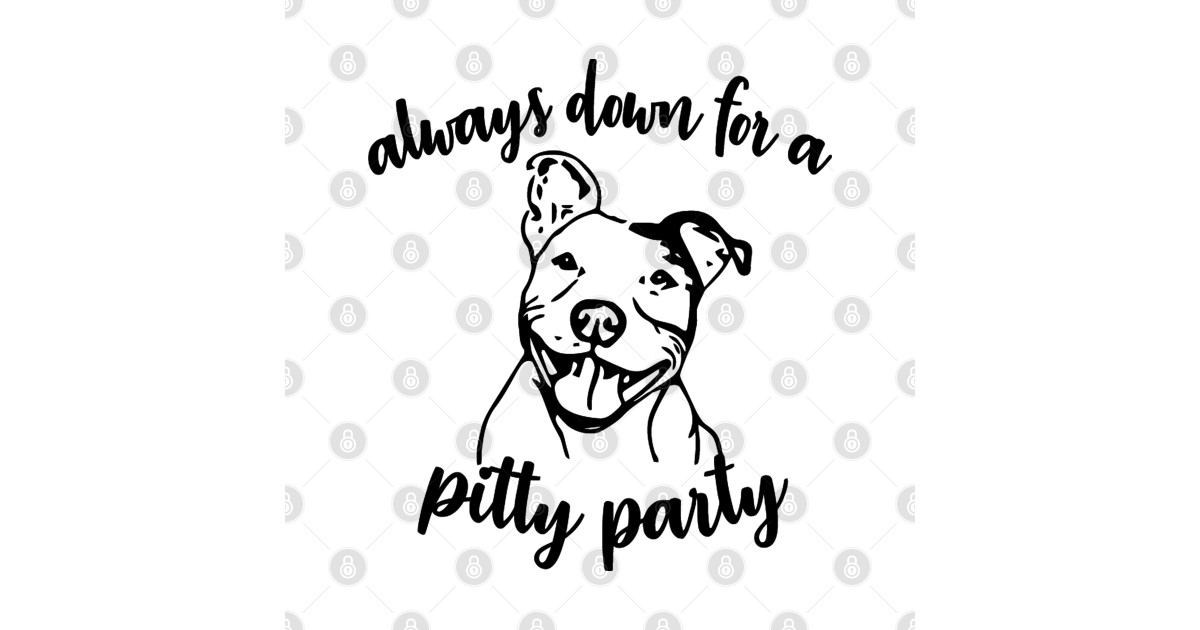 Pitty Party - Pitbull - T-Shirt | TeePublic