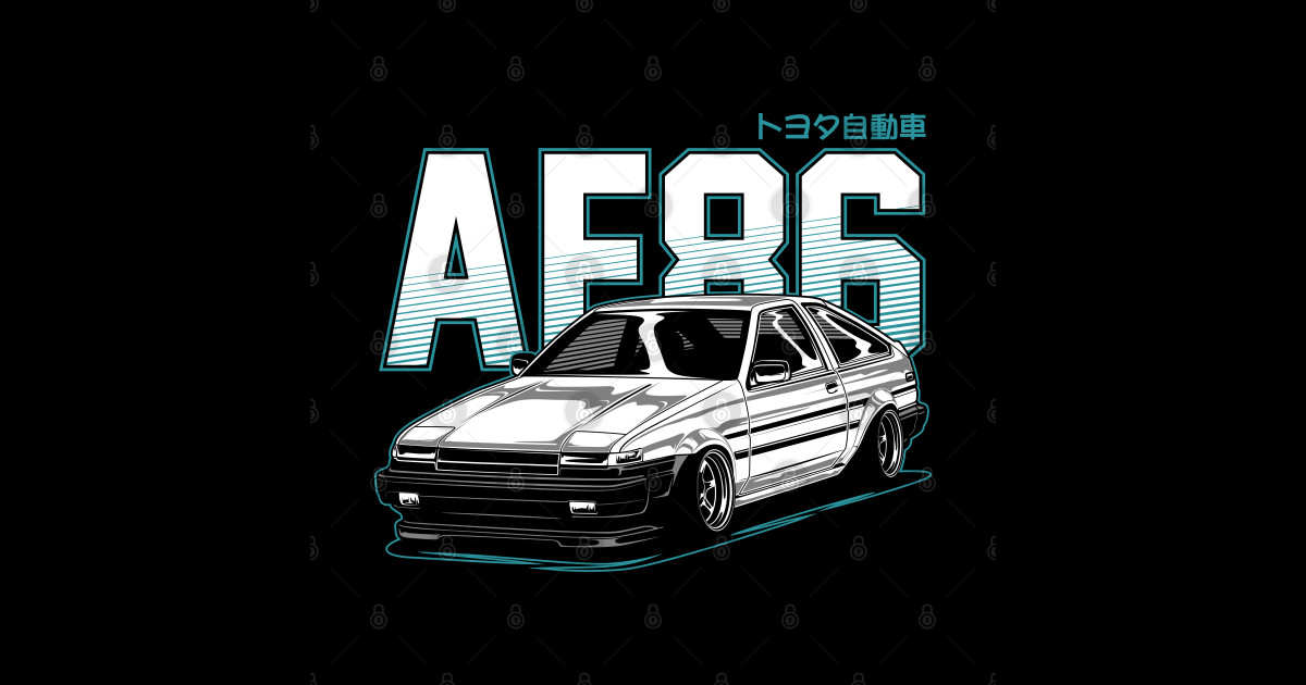 AE86 TRUENO - Ae86 Trueno - Sticker | TeePublic