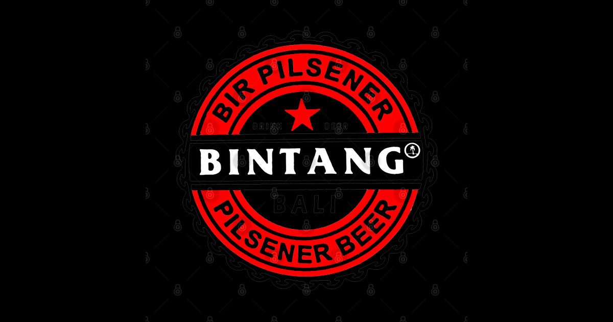 Bintang Bali Beer Balinese Souvenir - Bintang Bali Beer - Sticker ...