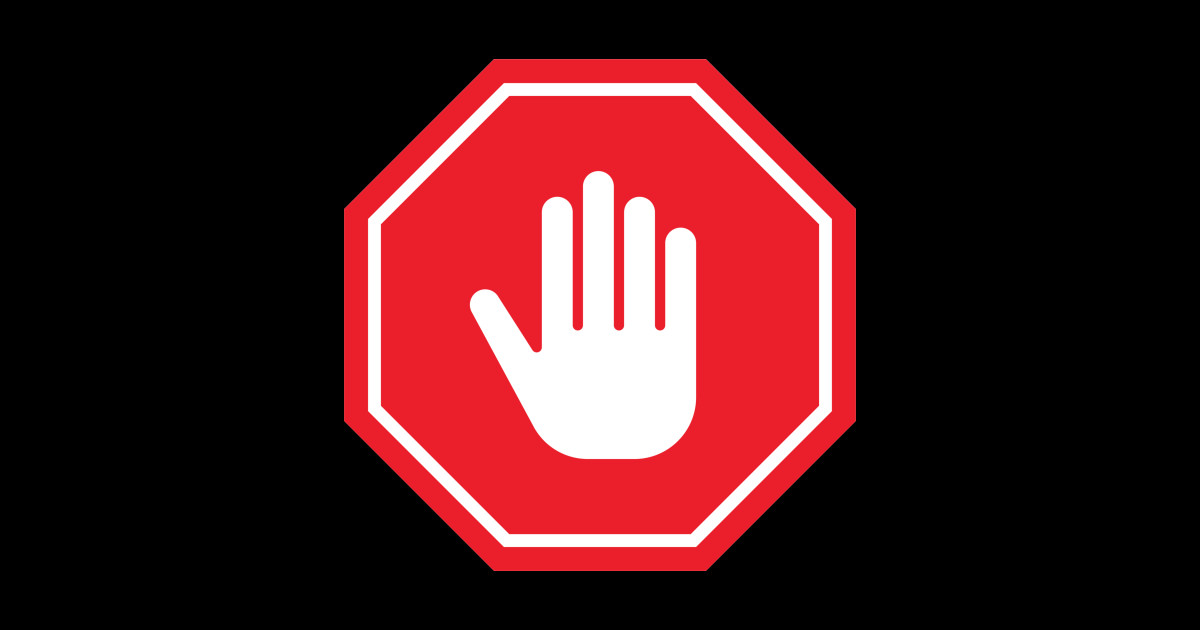 Halt Hand Sign - Halt - Sticker | TeePublic