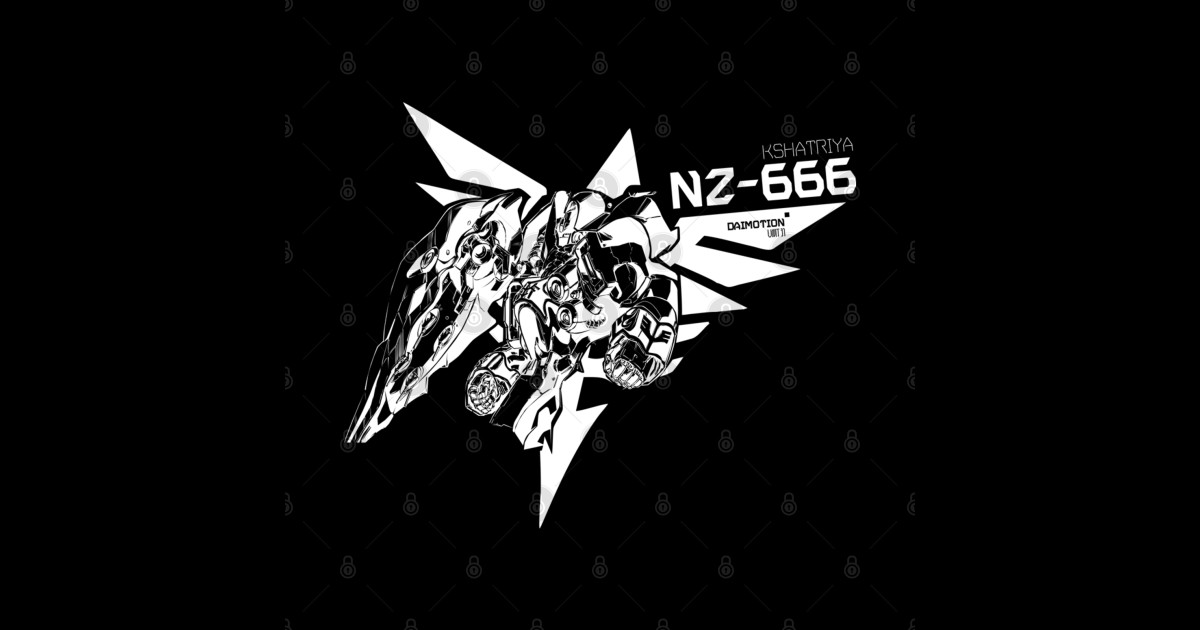 kshatriya gundam - Gundam - Sticker | TeePublic