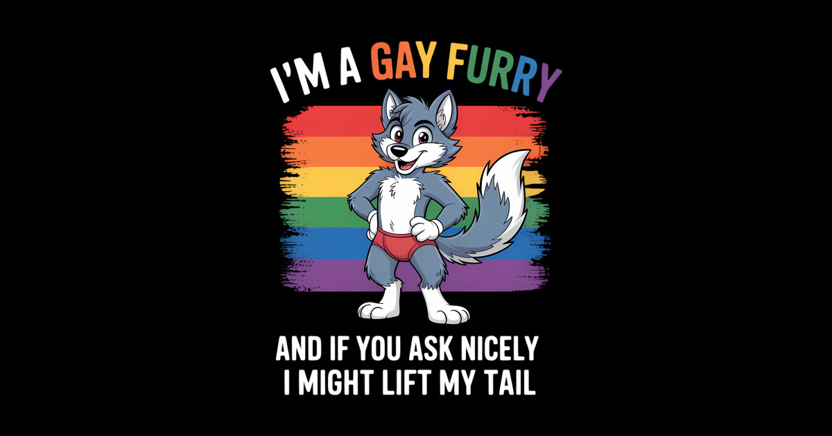 I'M A Gay Furry Pride Month Gay Lgbtq Rainbow Fox Furry - Lgbtq ...