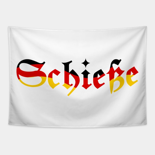 Scheisse (Scheiße) (shit) in red yellow black german themed flag ...