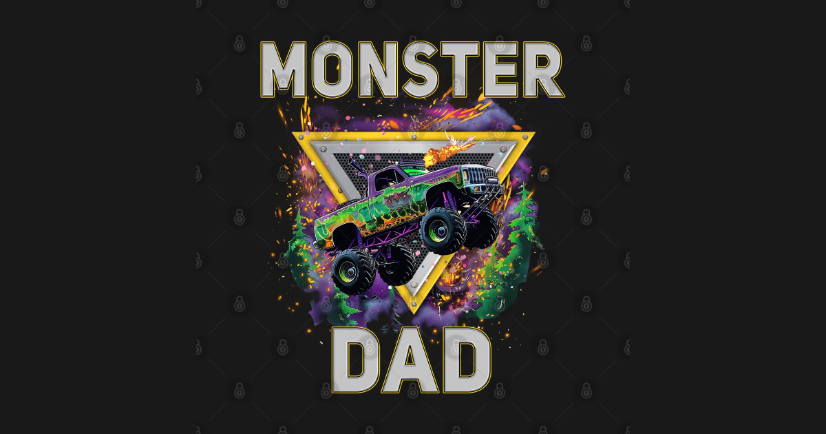 Monster Dad - Monster Dad - T-Shirt | TeePublic