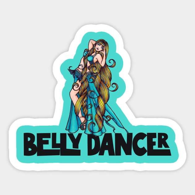 Belly Dancer - Belly Dancer - Sticker | TeePublic