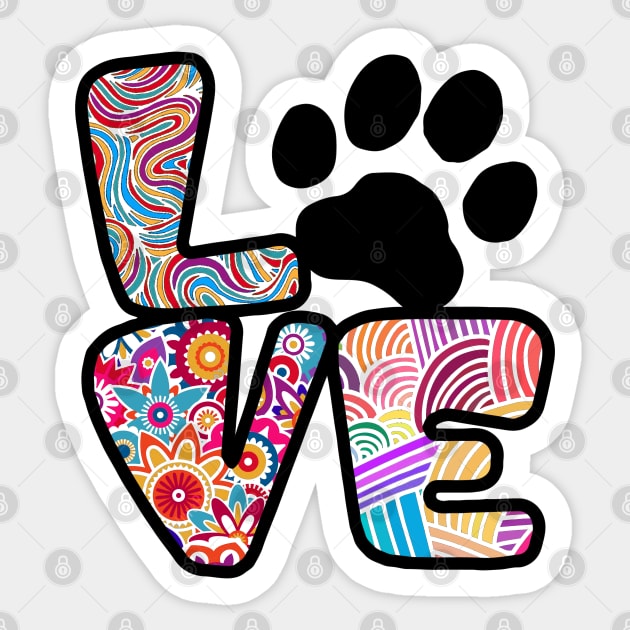 Dog Lover - Dog Lover - Sticker | TeePublic