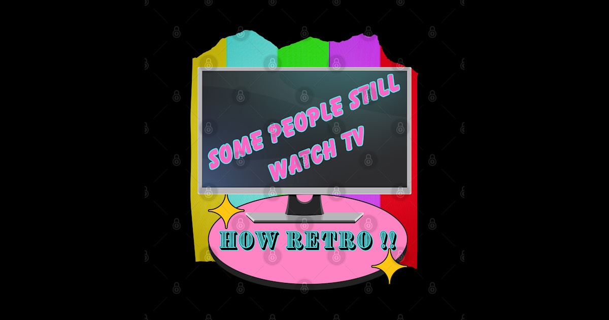 Retro TV unplug cut the cord analog life - Unplug The Tv Cut The Cord ...