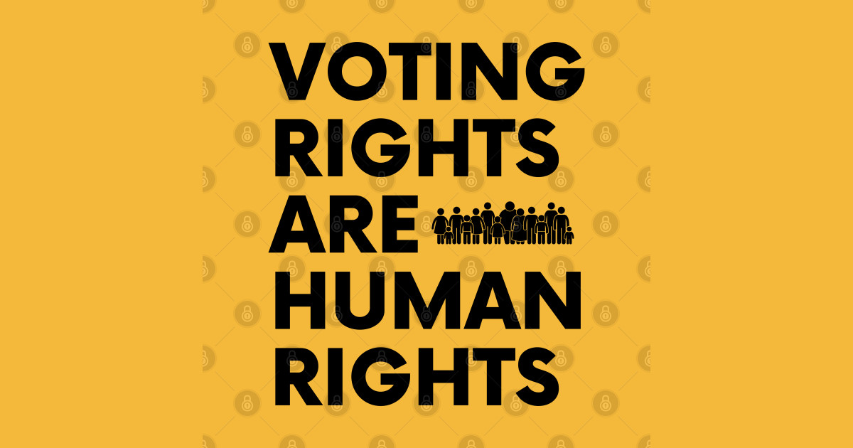 Voting Rights Are Human Rights - Voting Rights - Long Sleeve T-Shirt ...