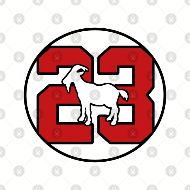 JORDAN GOAT 23 - 23 Goat - Pin | TeePublic