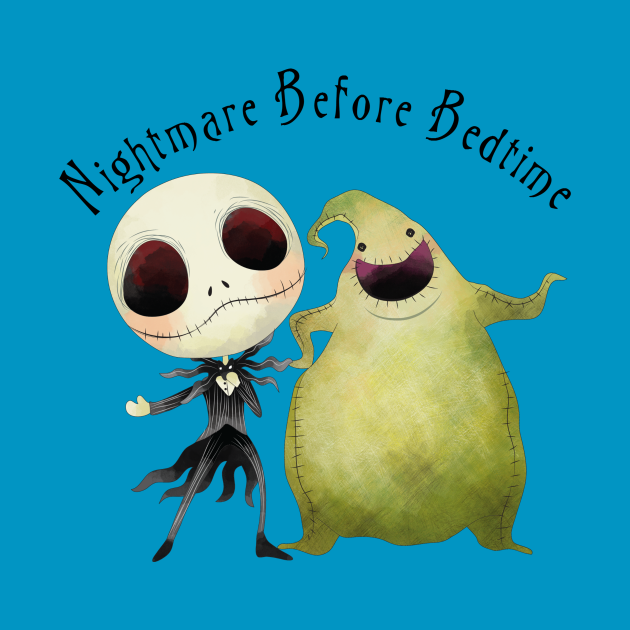 Nightmare Before Bedtime - Nightmare Before Christmas - T-Shirt | TeePublic
