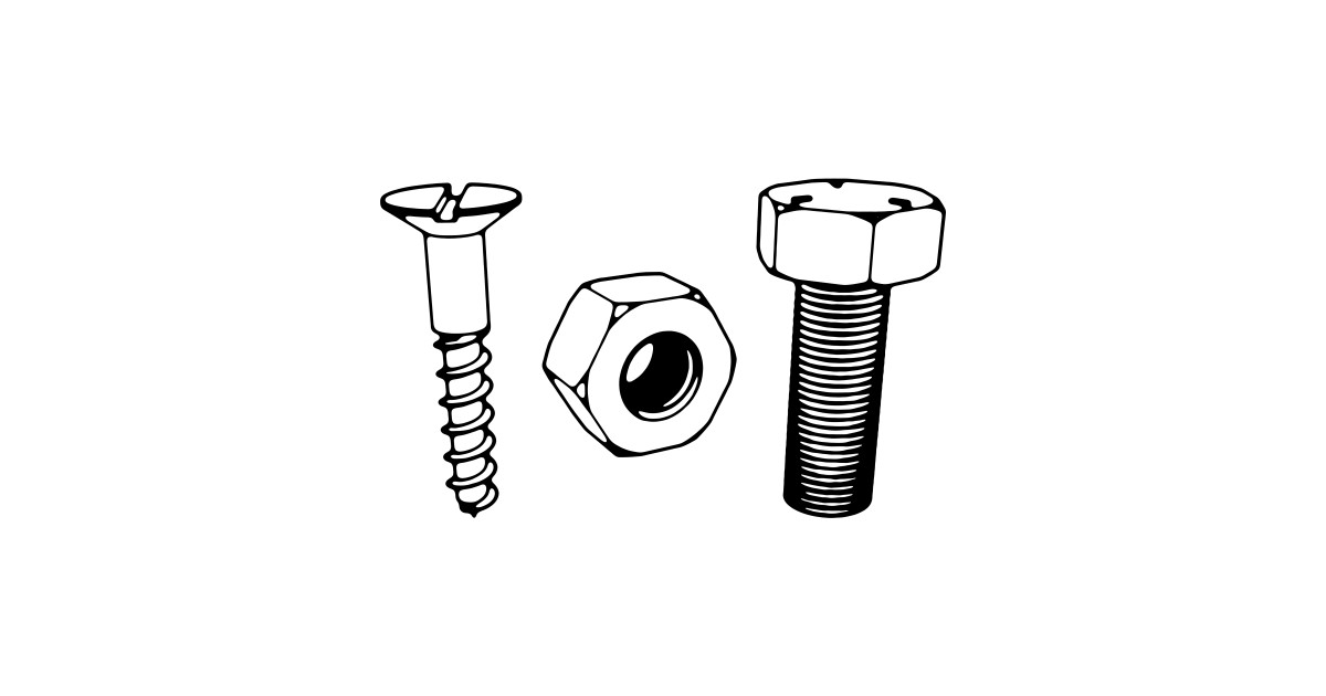 Screw, Nut, Bolt - Screw - Sticker | TeePublic