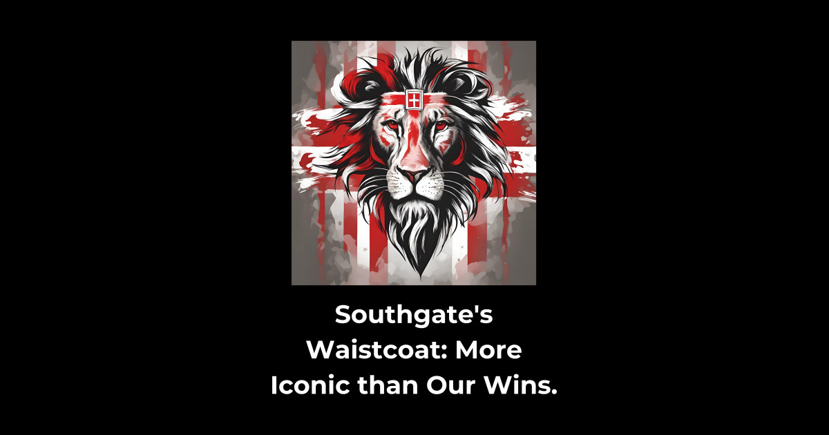Southgate's Waistcoat More Iconic than Our Wins. Lion Iconic - Euro ...
