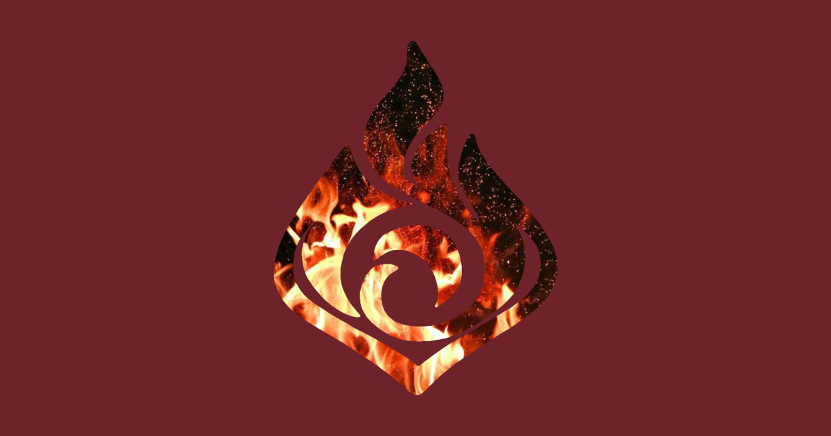 Pyro Element Genshin Impact - Genshin Impact - T-Shirt | TeePublic