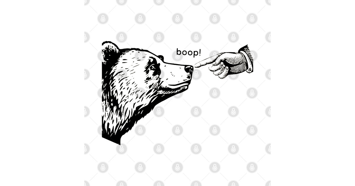 Boop Bear FUNNY - Boop Bear - T-Shirt | TeePublic