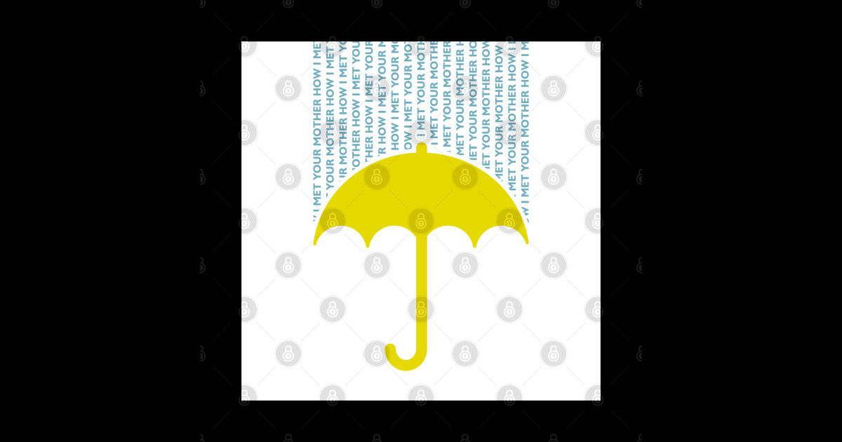 How I Met Your Mother (white background) - Himym - Sticker | TeePublic