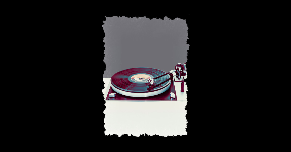 Vinyl Record Player - Record Player - Sticker | TeePublic