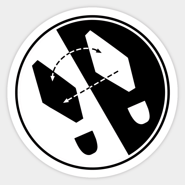 Two Tone Feet - Ska - Sticker | TeePublic