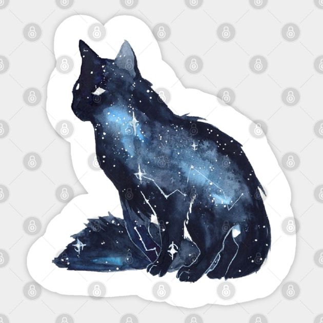 Galaxy Cat - Galaxy Cat - Sticker | TeePublic