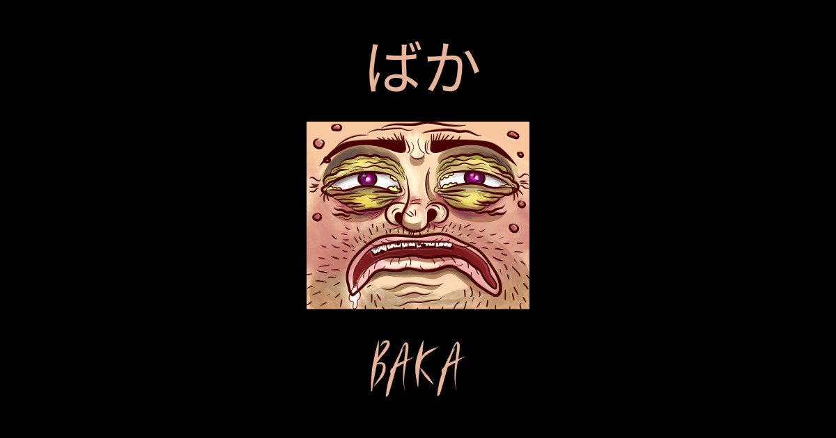 Funny Anime Baka Weird Face - Style 03 Both - Baka Anime Manga ...