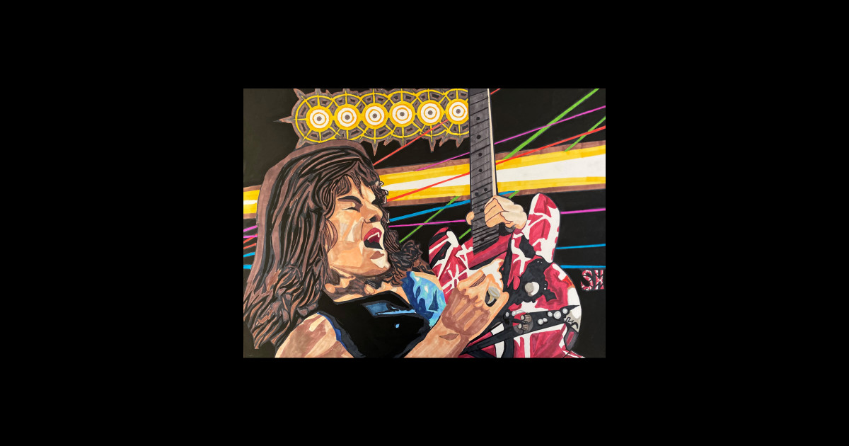 Frankenstein 5150: Eddie Van Halen - Van Halen - Sticker | TeePublic