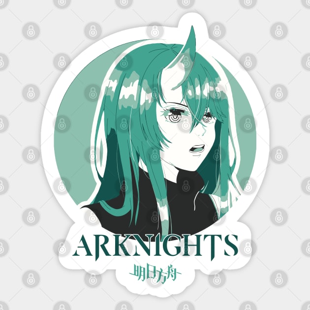 Hoshiguma Arknights | IKIGAISEKAI - Arknights - Sticker | TeePublic