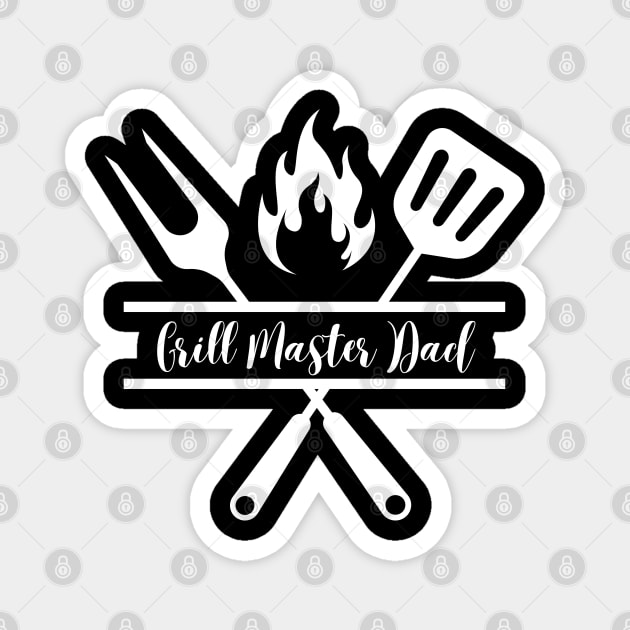 Grill Master Dad: BBQ - Father's Day - Bbq Dad - Magnet | TeePublic