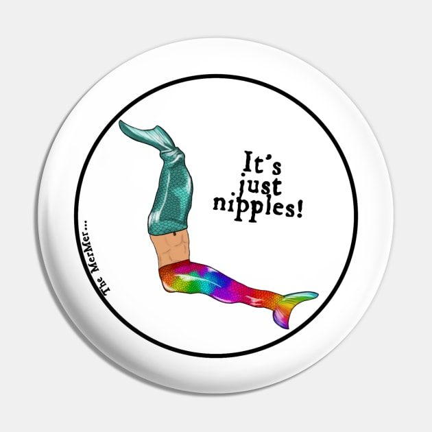 the MerMer V2 - Mermaid - Pin | TeePublic