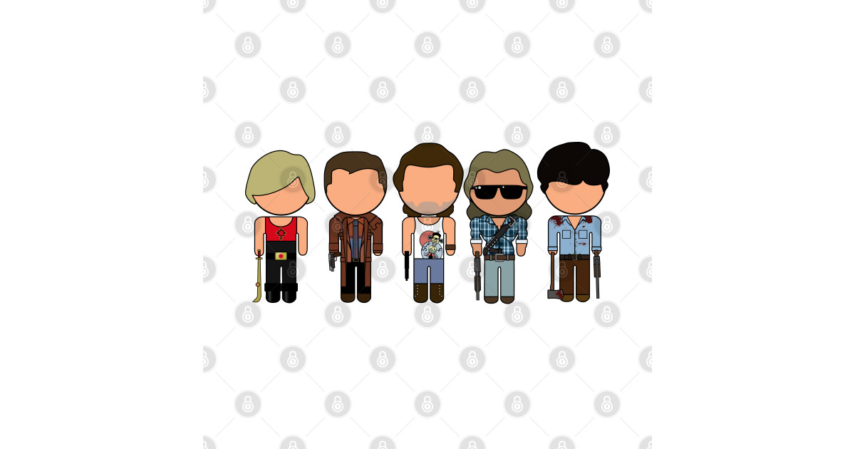 80s Cult Movie Icons - "Vector-Eds" - 80s Movies - T-Shirt | TeePublic