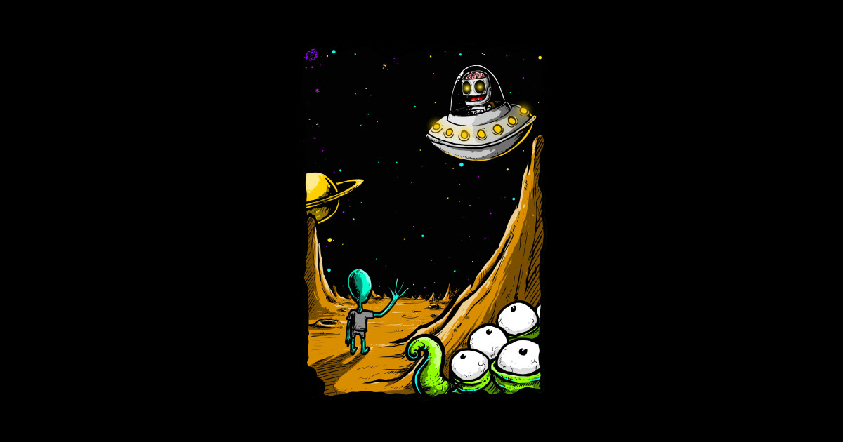 Hello goodbye - Alien - Sticker | TeePublic