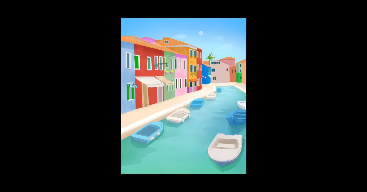 Italy, Murano island - Italy Murano Island - Sticker | TeePublic