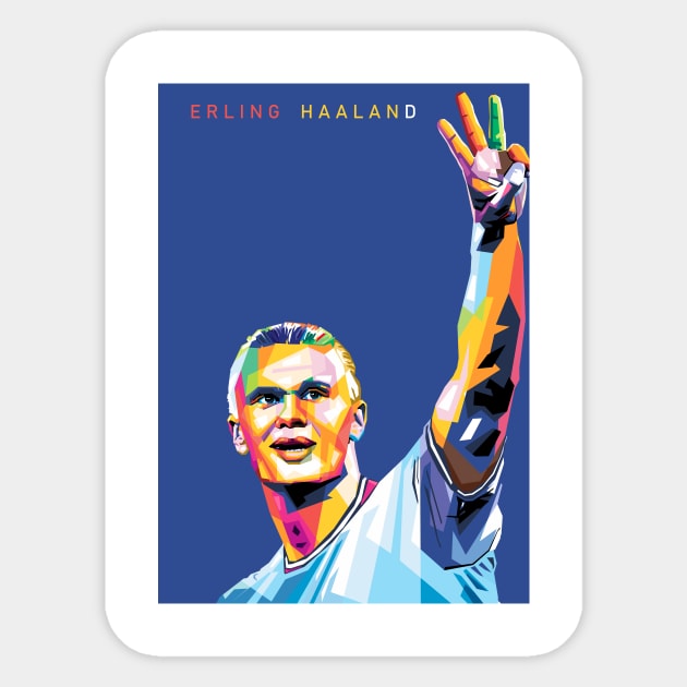 Erling Haaland - Erling Haaland - Sticker | TeePublic
