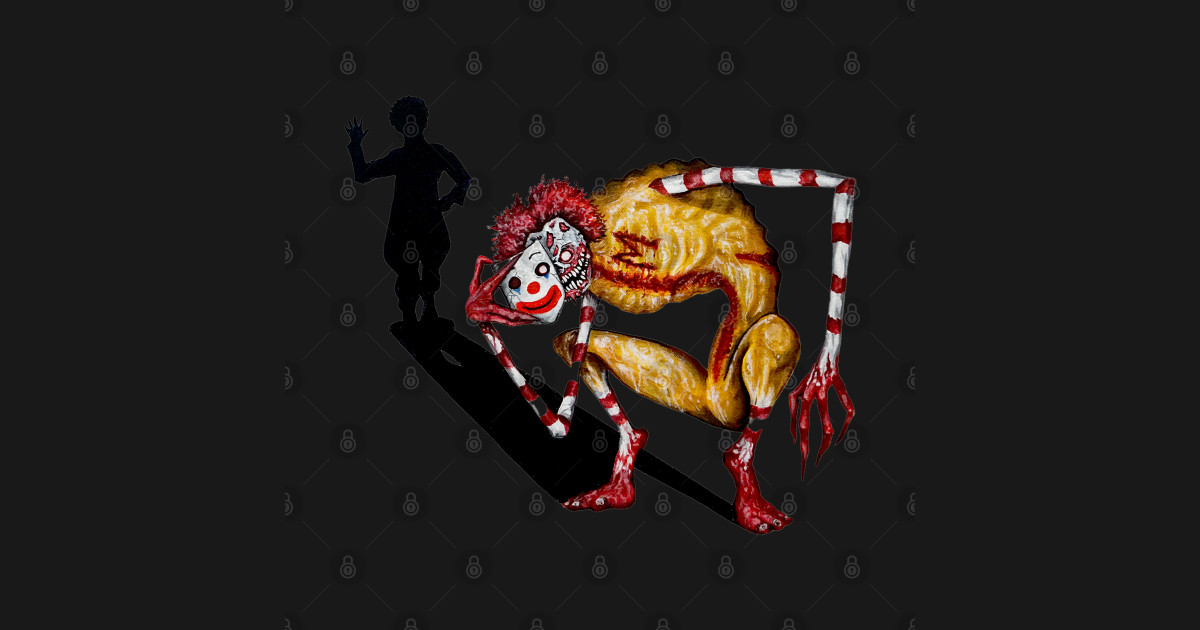 Fast Food Monsters - Ronald McDonald - Fast Food Monster - T-Shirt ...