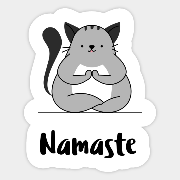 Namaste - Namaste - Sticker | TeePublic