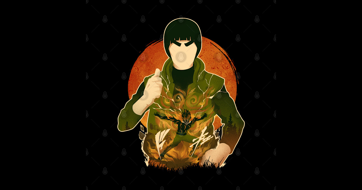 Eight inner gates - Might Guy - Posters and Art Prints | TeePublic