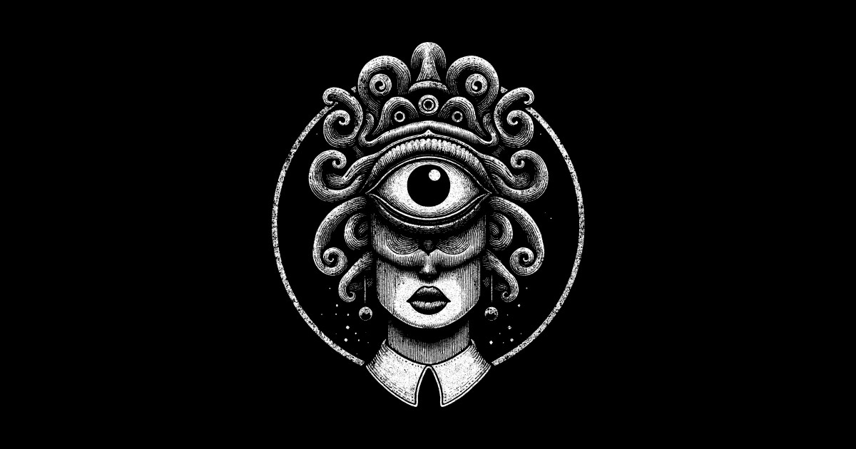 Surreal Cyclops - Weird - Sticker | TeePublic