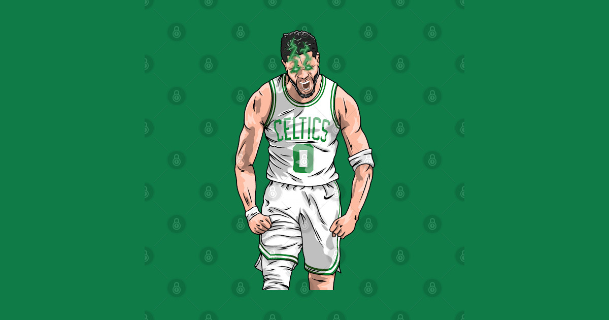 Jayson Tatum Scream!! Boston Cartoon style - Jayson Tatum - T-Shirt ...