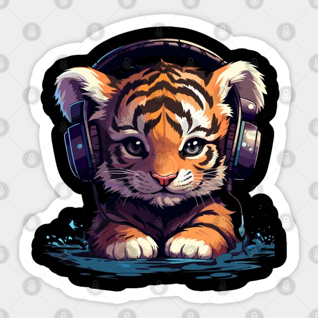 Cute Tiger - Baby Tiger - Sticker | TeePublic