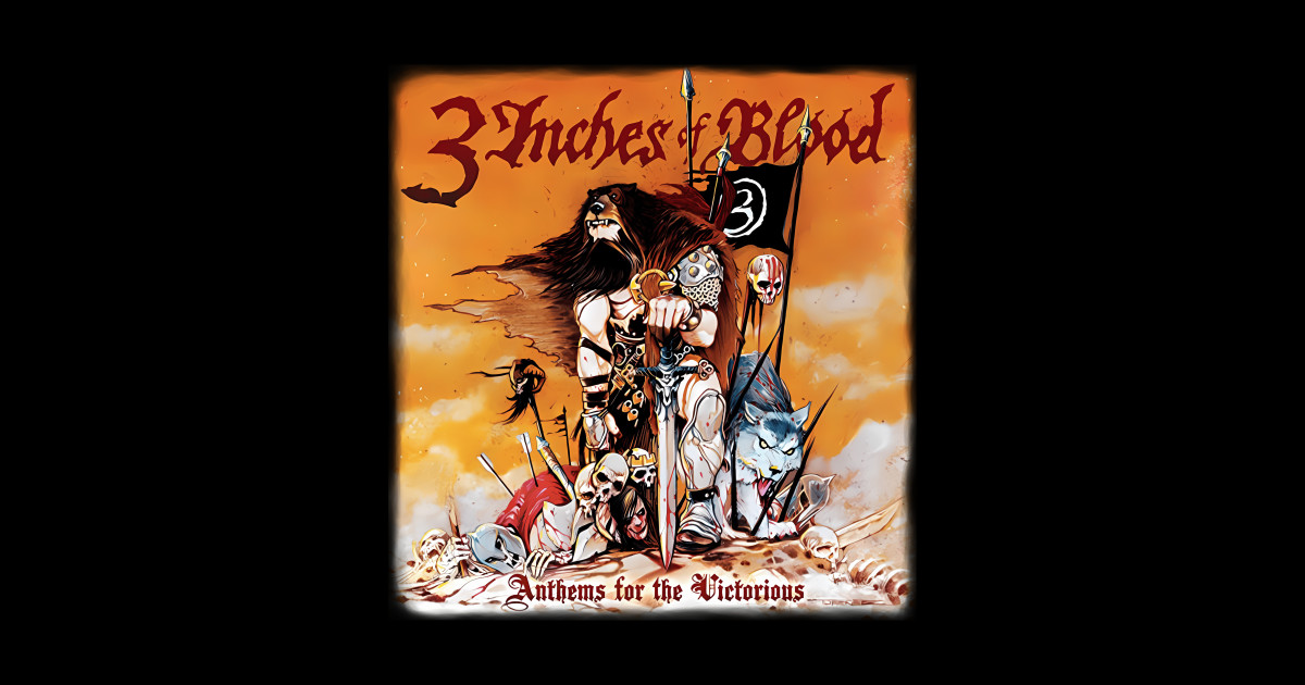 3 Inches Of Blood Band - 3 Inches Of Blood Band - Sticker | TeePublic