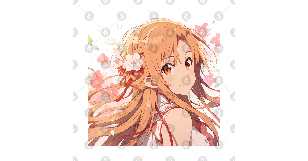 cute asuna - Anime - T-Shirt | TeePublic