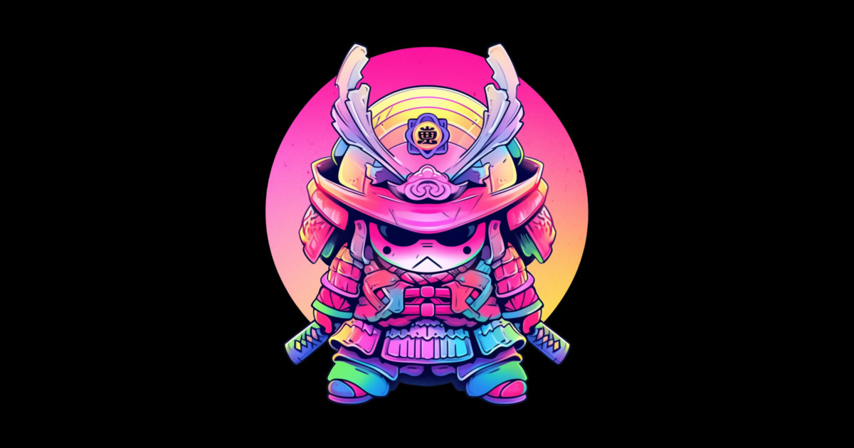 Chibi Samurai - Chibi - Sticker | TeePublic