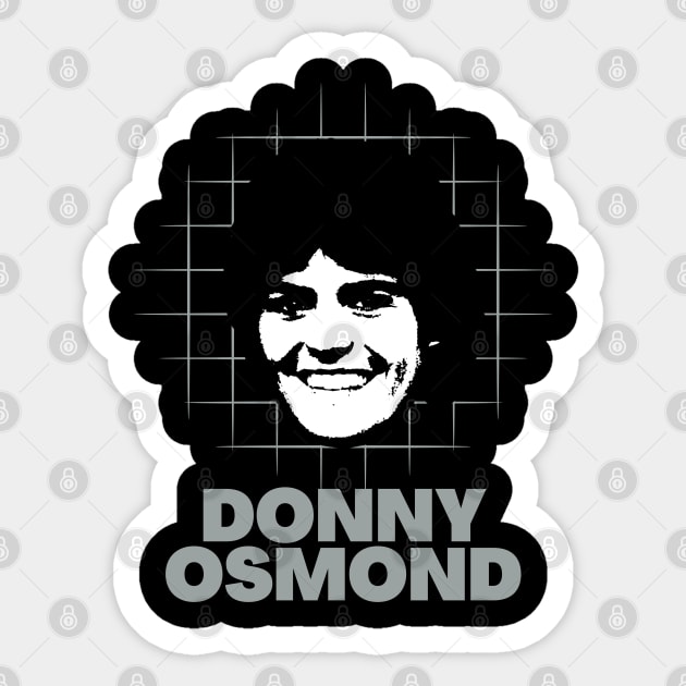 Donny osmond -> 70s retro - Donny Osmond - Sticker | TeePublic
