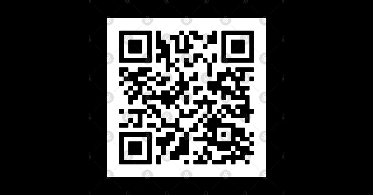 Rick Astley - Never Gonna Give you up QR Code - Rick Roll - Posters and ...