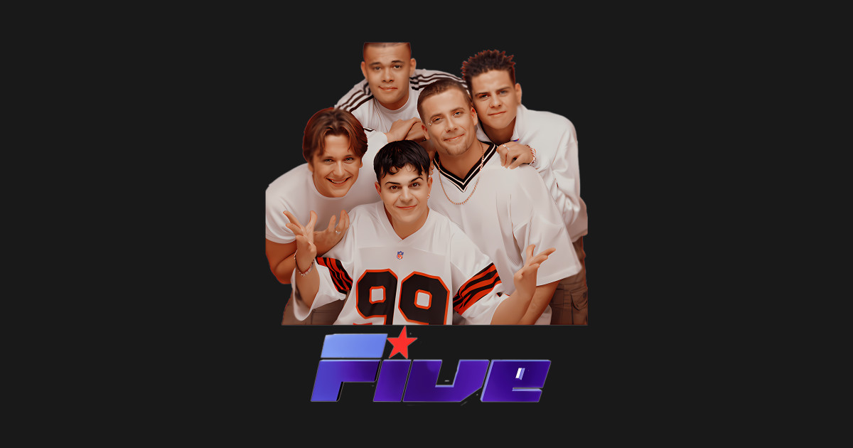 Five Boys Band - Five Band - T-Shirt | TeePublic