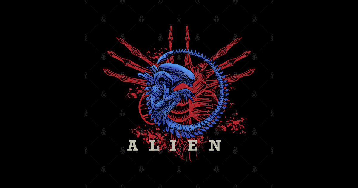 The Xenomorph 1979 - Alien - Sticker | TeePublic