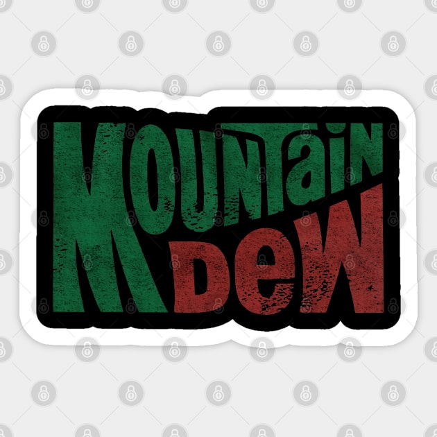 Mountain Dew - Mountain Dew - Sticker | TeePublic