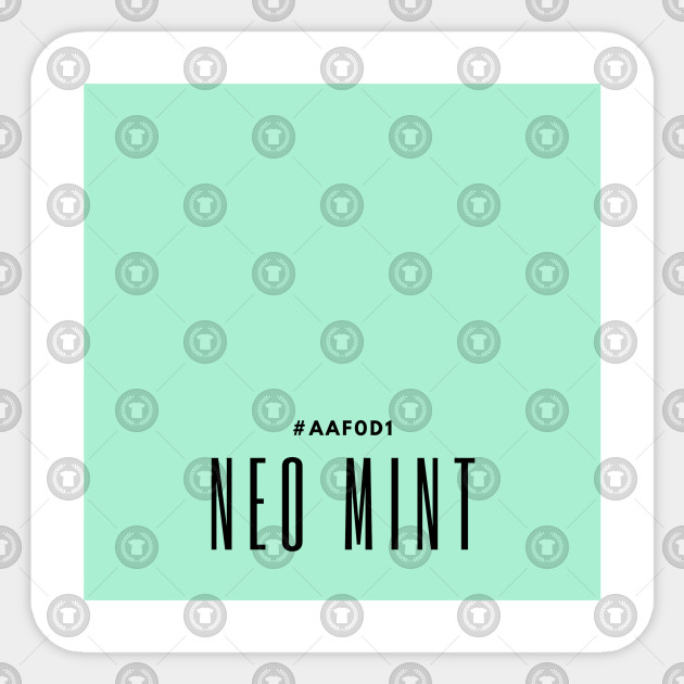 Color of 2020 Neo Mint - Color Of 2020 - Sticker | TeePublic
