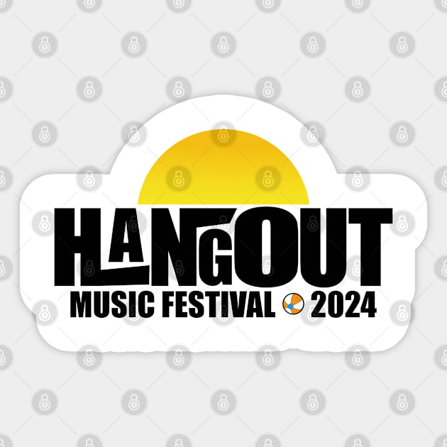 Hangout Music Festival 2024 - Music Festival - Sticker | TeePublic