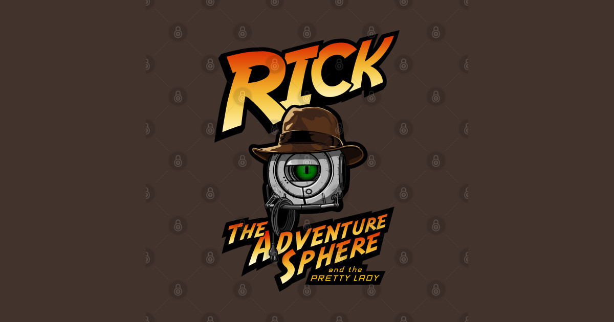 Rick the Adventure Sphere! - Portal 2 - T-Shirt | TeePublic