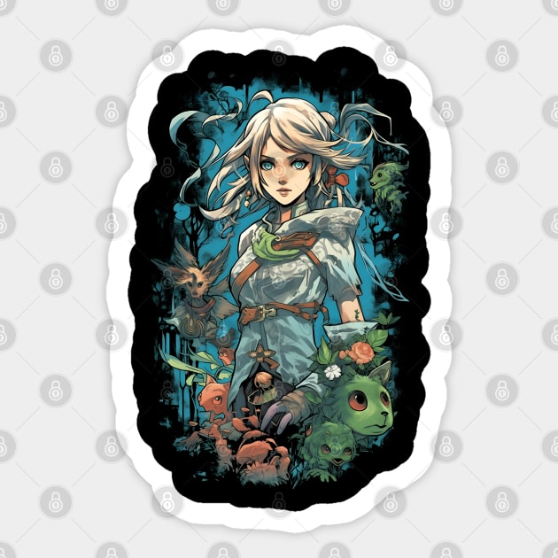 Faye Forest Child - Gaming - Sticker | TeePublic
